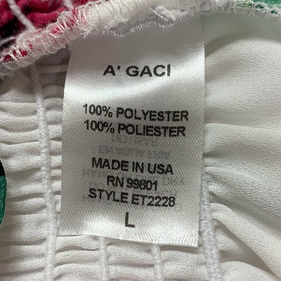 a'gaci | Tops | Agaci Top In White And Sizel | Poshmark